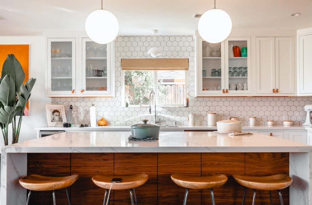 U Shaped Kitchen Designs with Modular Features