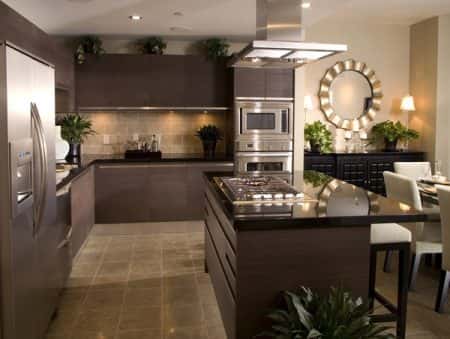 Elegant L-Shaped Kitchen Interior Designs|Homelane