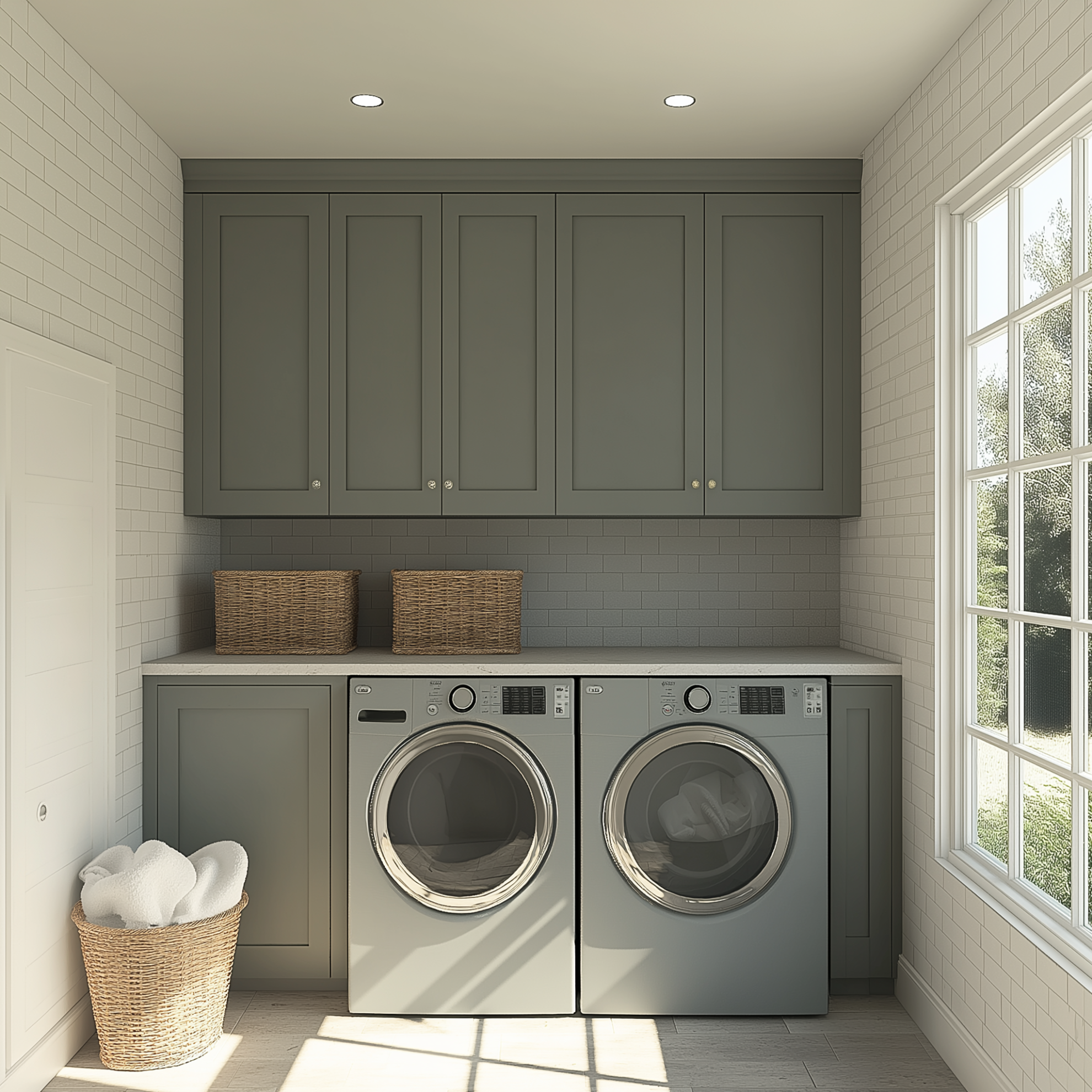 Laundry Room Design Ideas for Large Spaces and Small Dry Balconies
