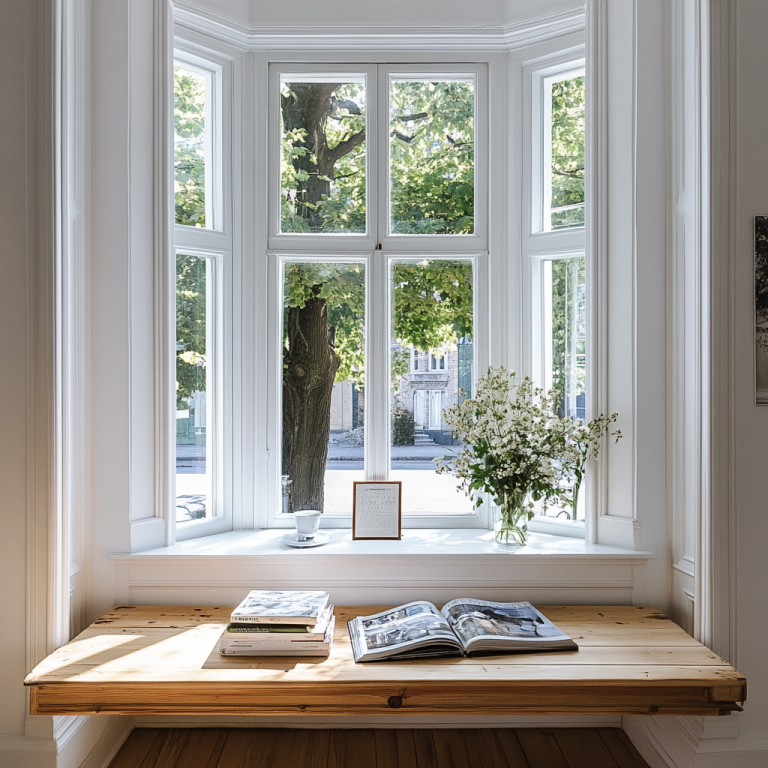 Modern bay window designs for stylish living room interior inspiration