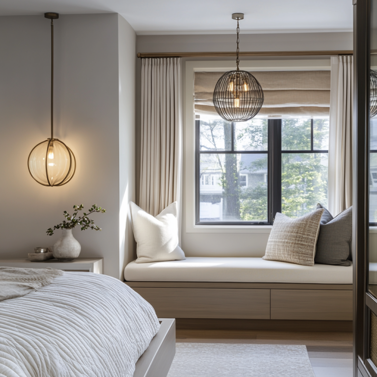 Modern bay window designs for stylish living room interior inspiration