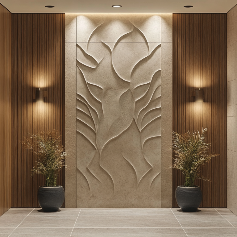 Timeless POP Wall Designs for Living Room Style and Texture