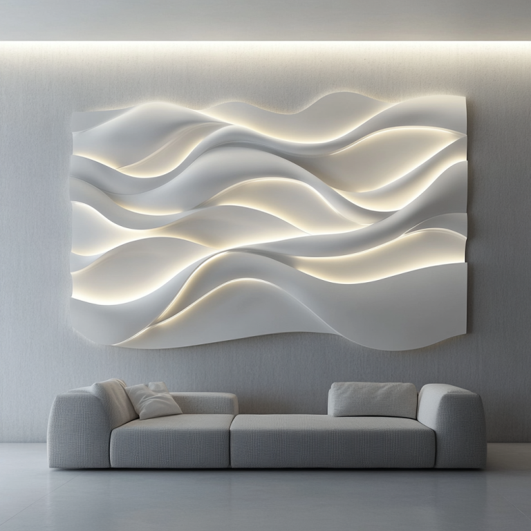 Timeless POP Wall Designs for Living Room Style and Texture