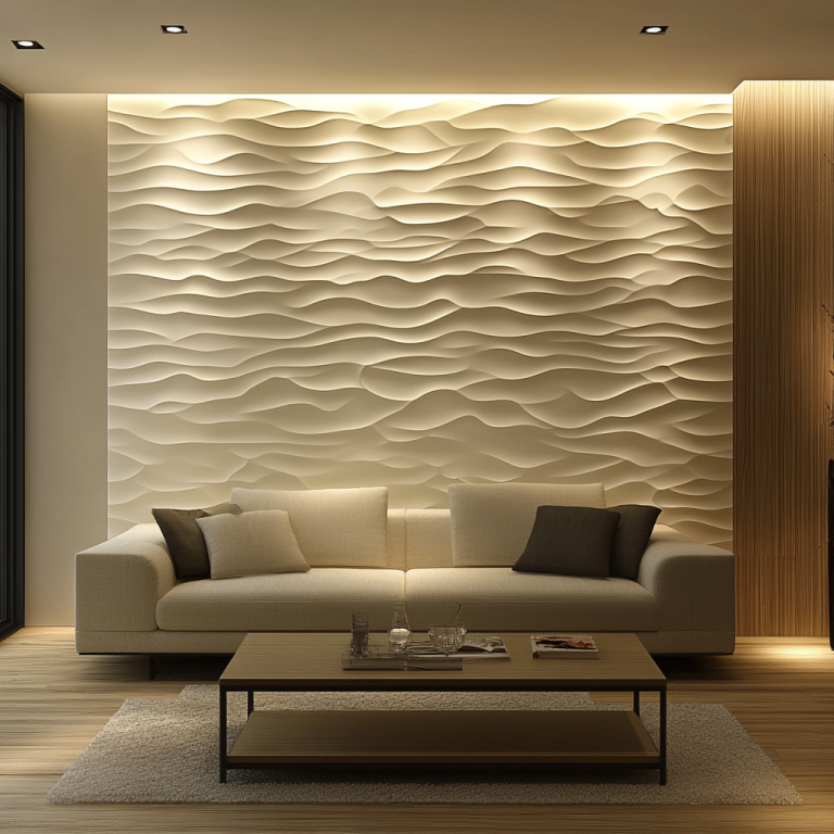 Timeless POP Wall Designs for Living Room Style and Texture