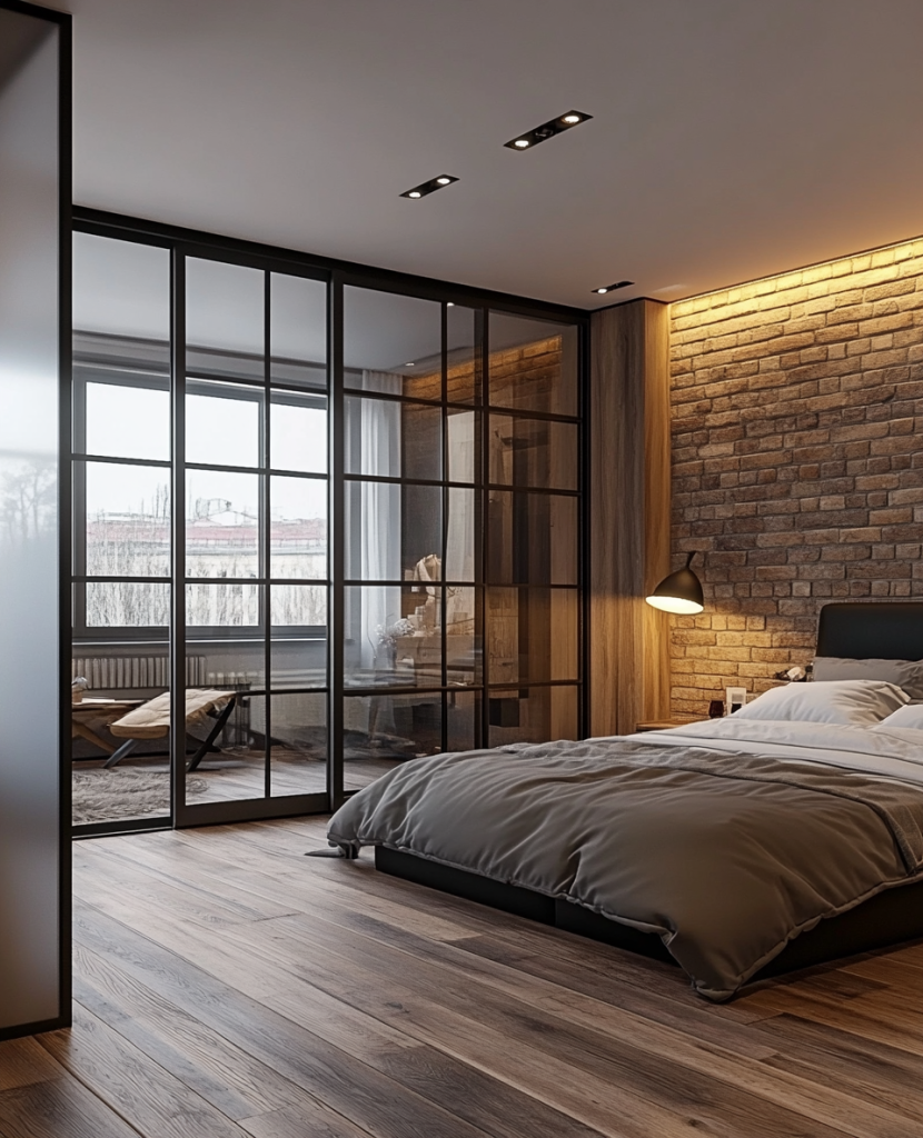 Modern glass wall panels for the home with stylish design ideas