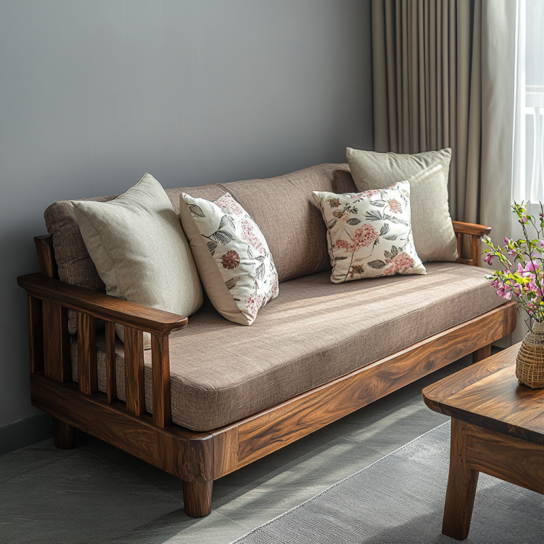 Wooden Sofa Design Ideas for Living Room Furniture Setup