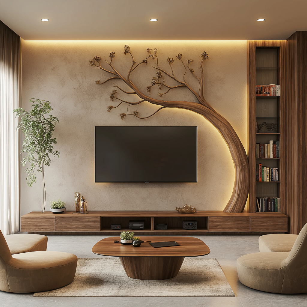 Modern pop wall designs for living room with smart pop interior design ...