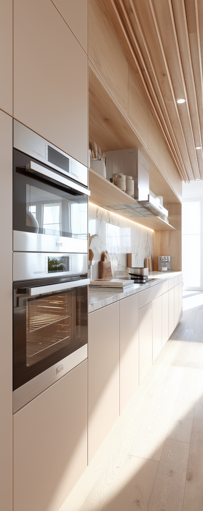 Stylish Kitchen Wardrobe Designs for Smart Kitchen Spaces