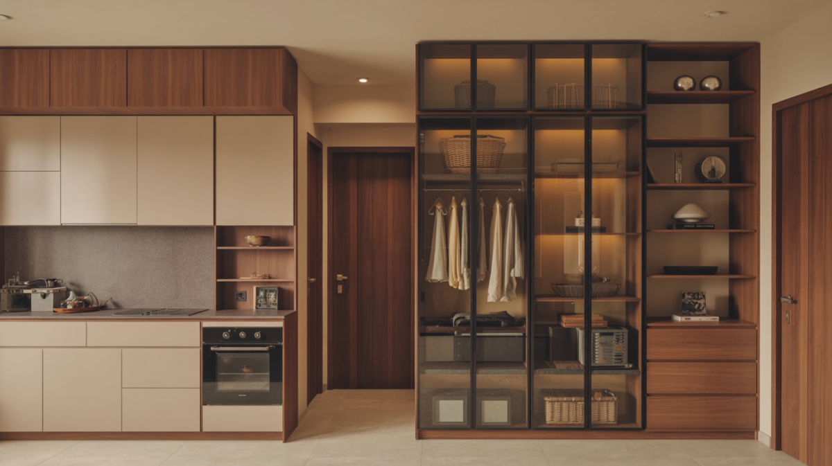 Kitchen Wardrobe Design That Sparks Joy and Warmth in 2025