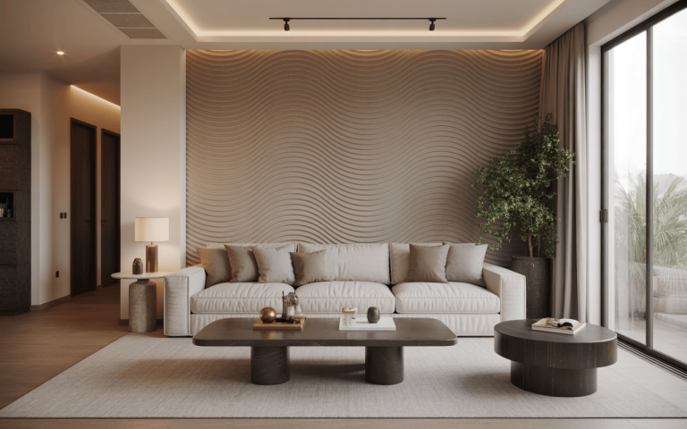 POP Design for Living Room with Modern Ceiling & Wall Ideas