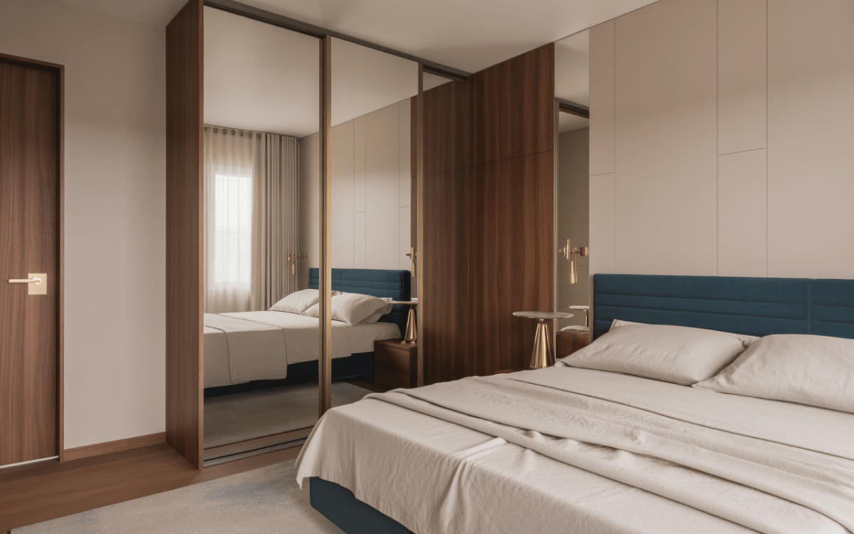 L Shape Wardrobe Design for Small and Large Bedroom Spaces