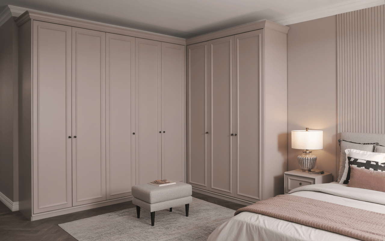 L Shape Wardrobe Design for Small and Large Bedroom Spaces