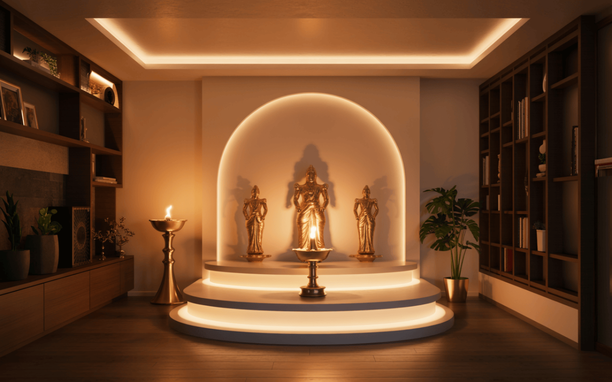 Home Temple Design for Peaceful and Stylish Indian Homes