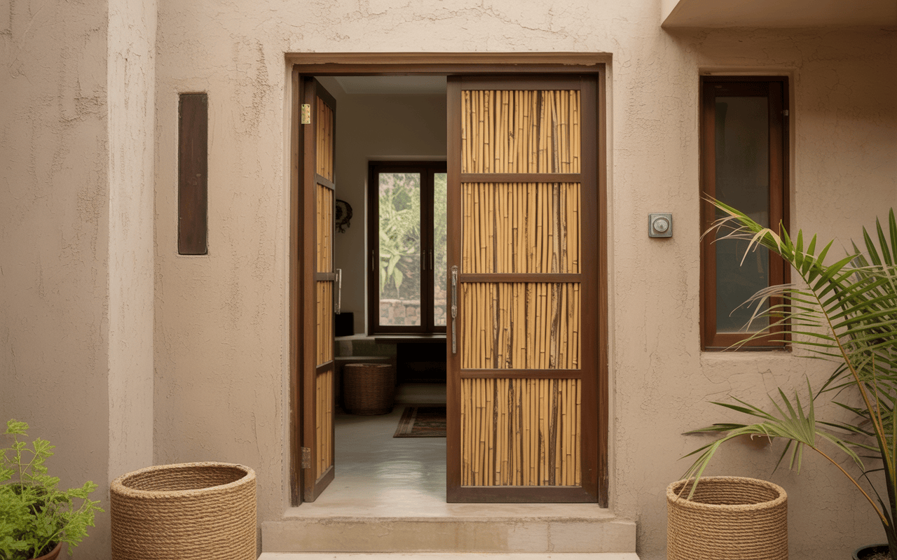 Wooden Safety Door Designs for Secure and Stylish Indian Homes