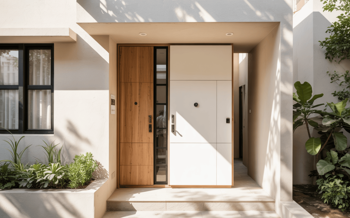 Wooden Safety Door Designs for Secure and Stylish Indian Homes