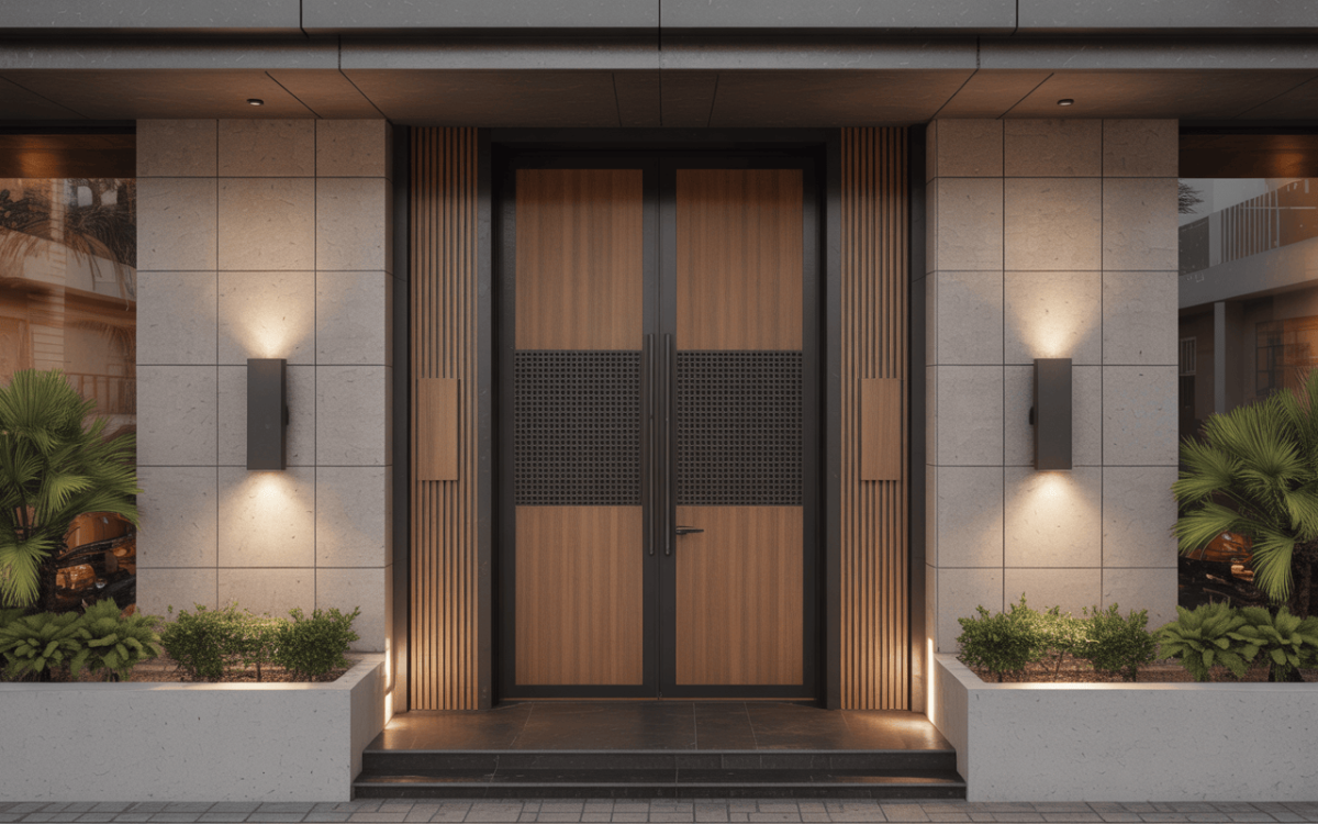 Wooden Safety Door Designs for Secure and Stylish Indian Homes