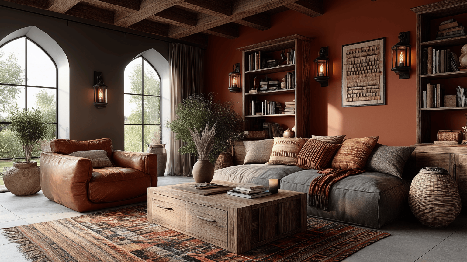 7 Brown Colour Combinations for Elegant Home Decor