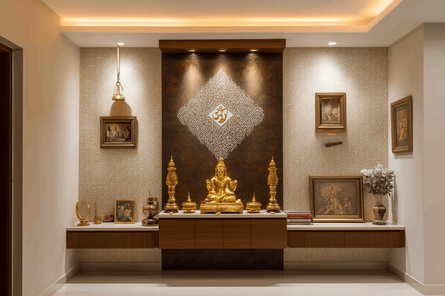 Small Pooja Room Designs for Compact Indian Homes