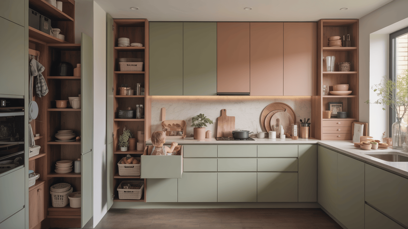 Latest kitchen almirah design ideas with stylish steel options for ...