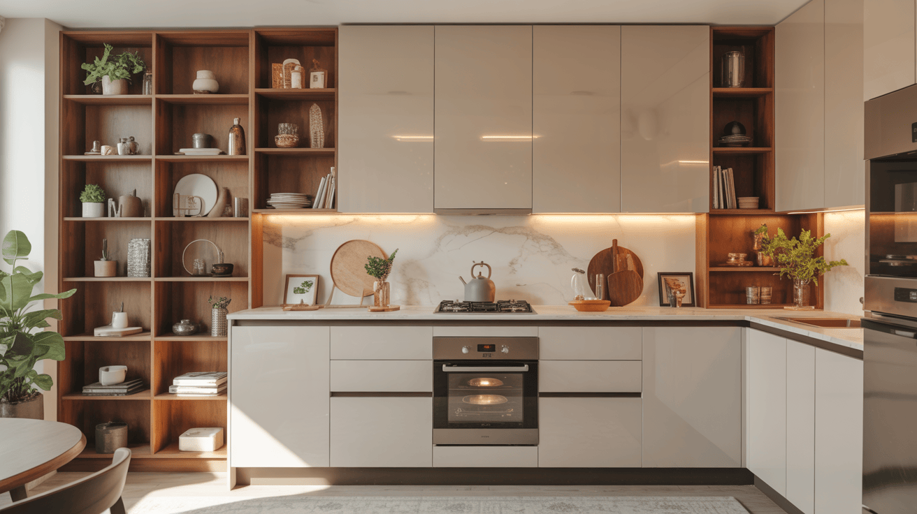 Latest kitchen almirah design ideas with stylish steel options for ...