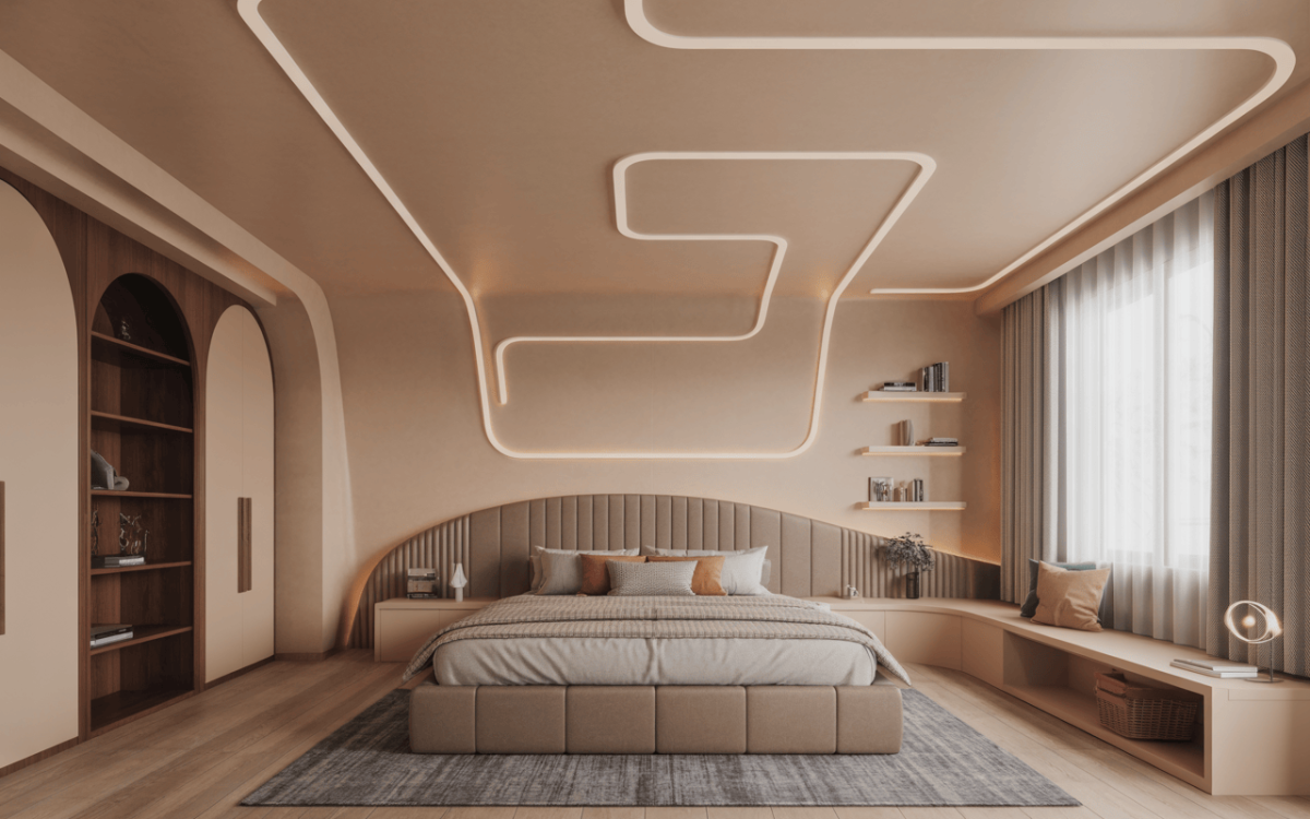 Bedroom PVC Ceiling Designs to Create a Cozy Modern Look