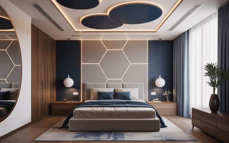 Bedroom PVC Ceiling Designs to Create a Cozy Modern Look