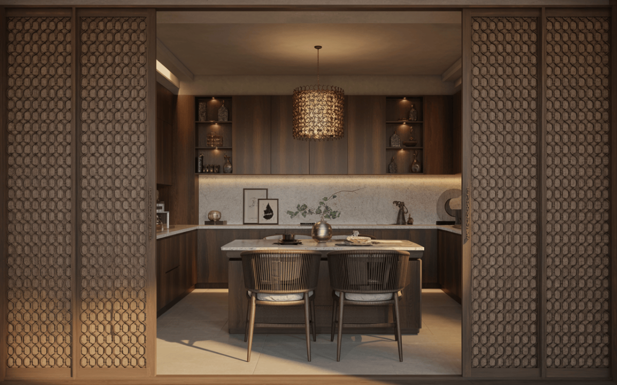 Semi Open Kitchen Designs for Modern Indian Homes