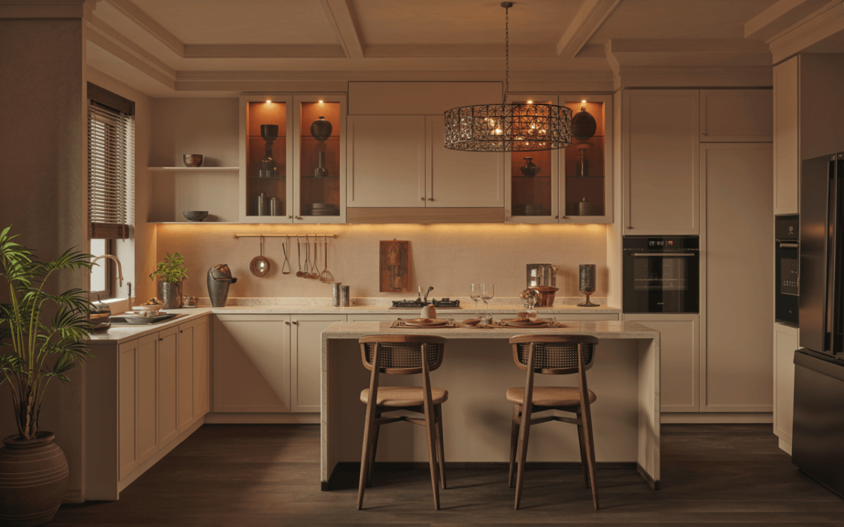 Semi Open Kitchen Designs for Modern Indian Homes