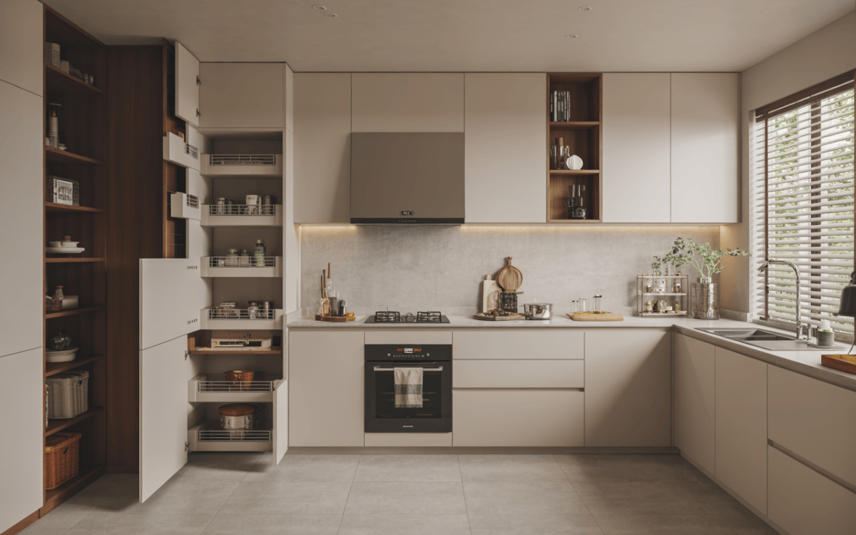 Semi Open Kitchen Designs for Modern Indian Homes