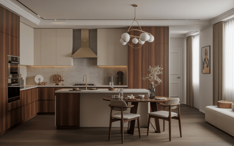 Semi Open Kitchen Designs for Modern Indian Homes