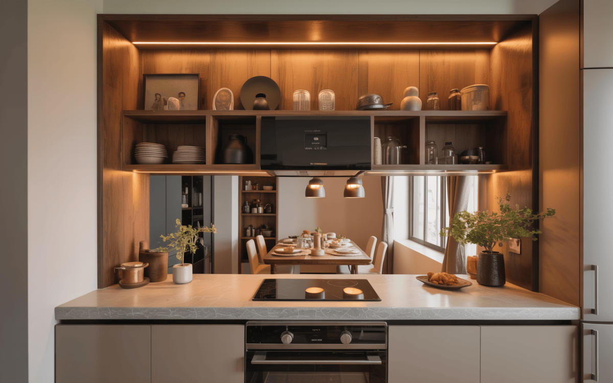 Semi Open Kitchen Designs for Modern Indian Homes