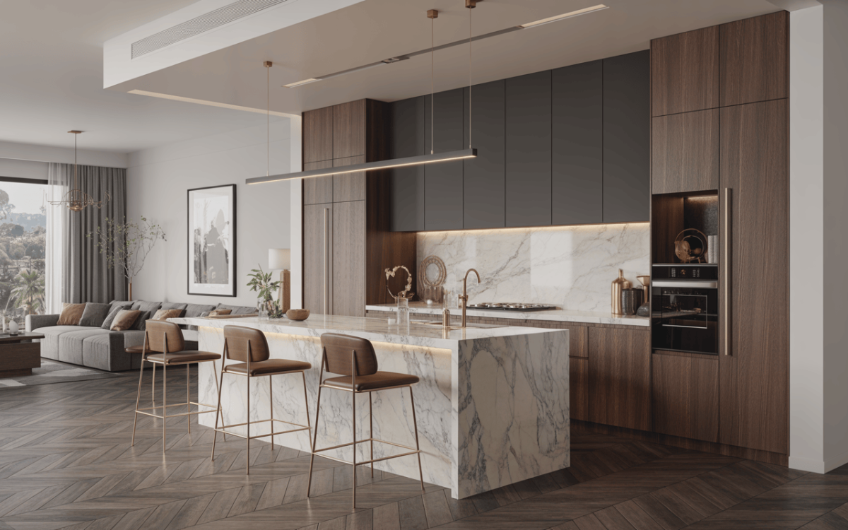 Semi Open Kitchen Designs for Modern Indian Homes