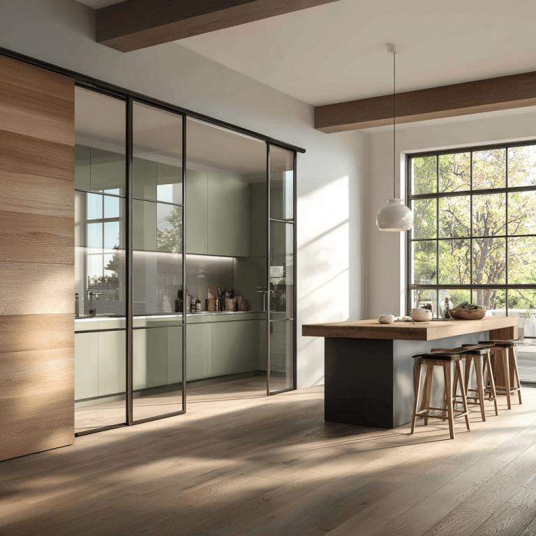 Kitchen Sliding Doors for Modern Homes That Save Space