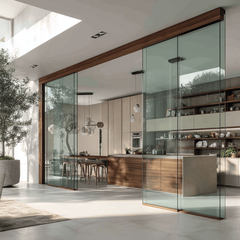 Kitchen Sliding Doors for Modern Homes That Save Space