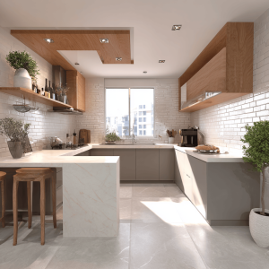 C Shaped Kitchen Designs for Stylish and Functional Homes